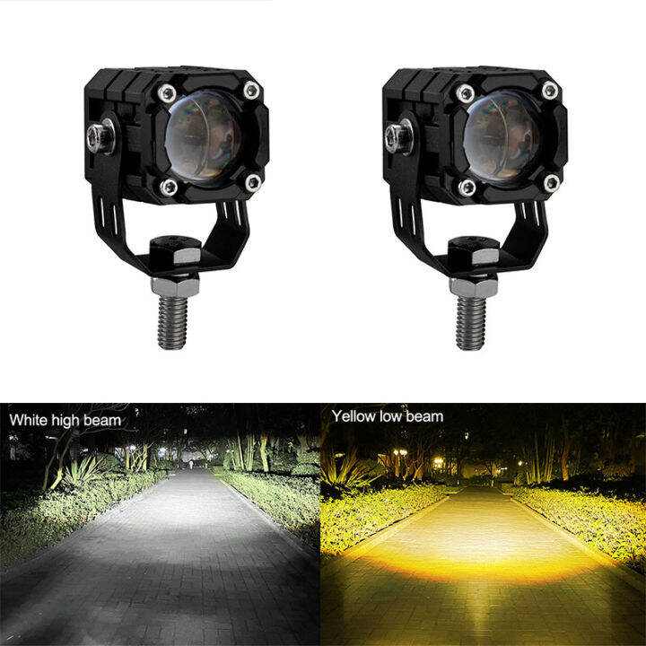 Mini LED spotlight 60W laser high / low light fog light（2pcs） | Lazada ...