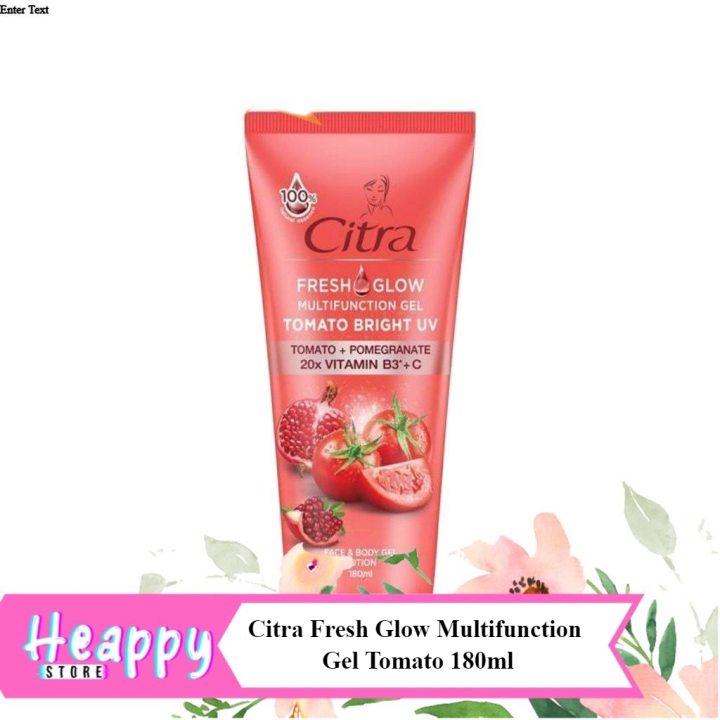 Citra Fresh Glow Multifunction Gel Tomato 180ml / Citra Tomato Gel ...