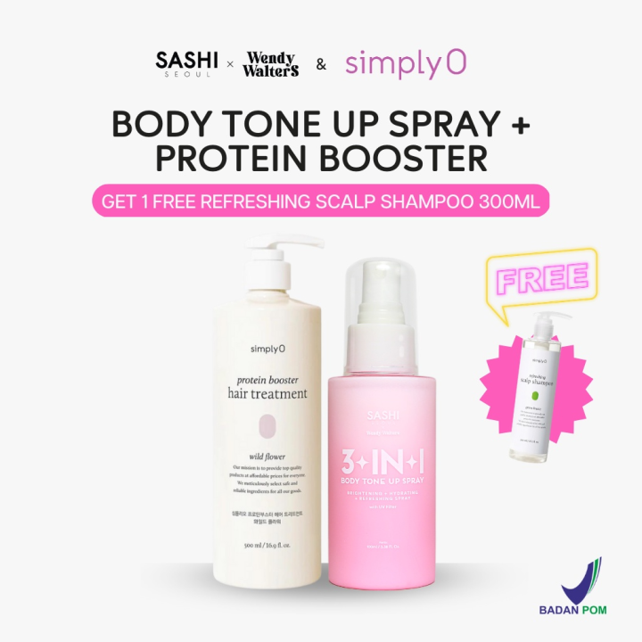 (SASHI x SimplyO) Body Tone Up + Protein Hair Booster (Free Refreshing ...