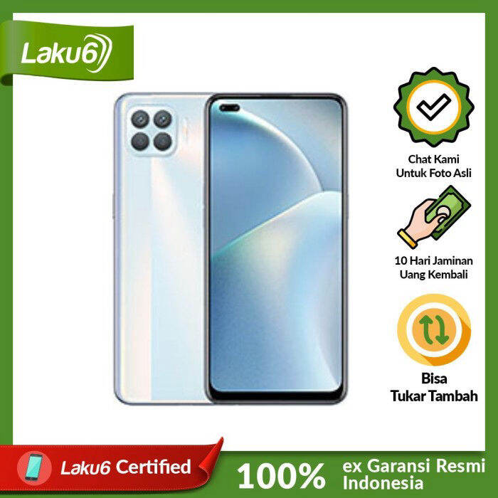 Oppo Reno 4F 8GB/128GB ex Resmi Indo | Lazada Indonesia