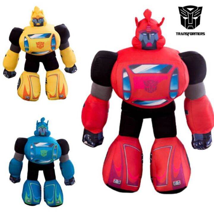 55cm Transformers Toy Autobots Doll Optimus Prime Plush Toy Bumblebee ...