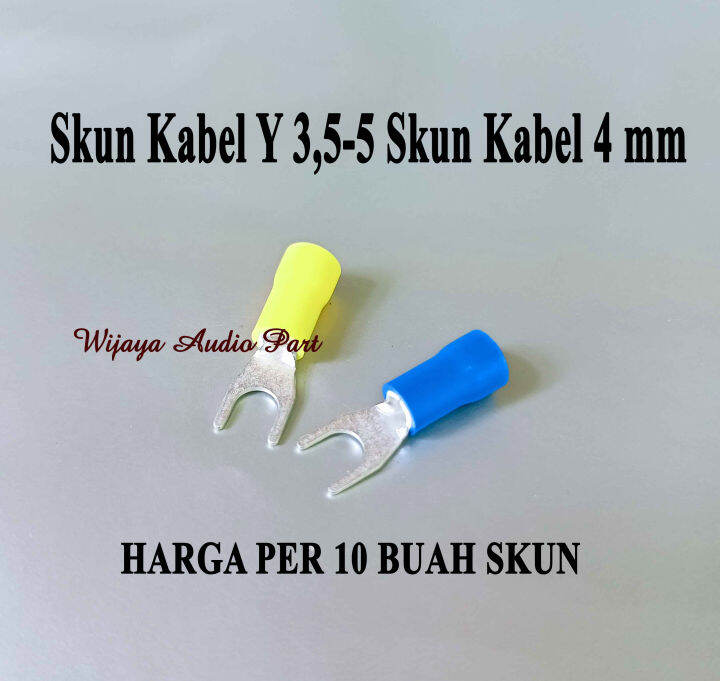 PER 10 BUAH Skun Kabel Y 3,5-5 Skun Kabel 4 mm GOOD quality | Lazada Indonesia