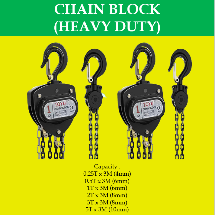 MAGO Chain Block Heavy Duty 0.25T - 5T | Lazada PH