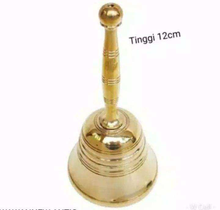 Lonceng Klintingan Kuningan es tangkai / Bel Lonceng Cempluk Kecil Bel ...