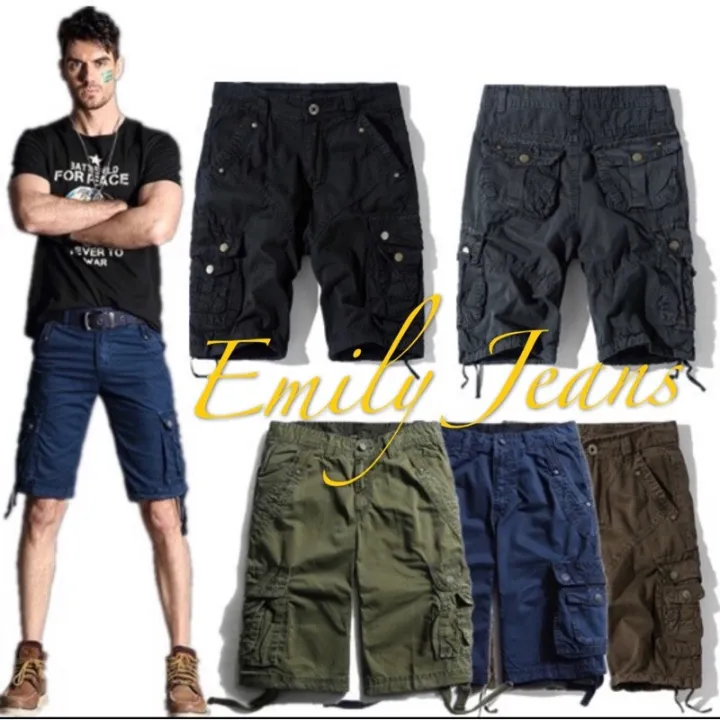 Emily Cargo Shorts For Men Six Pocket 2031 | Lazada PH