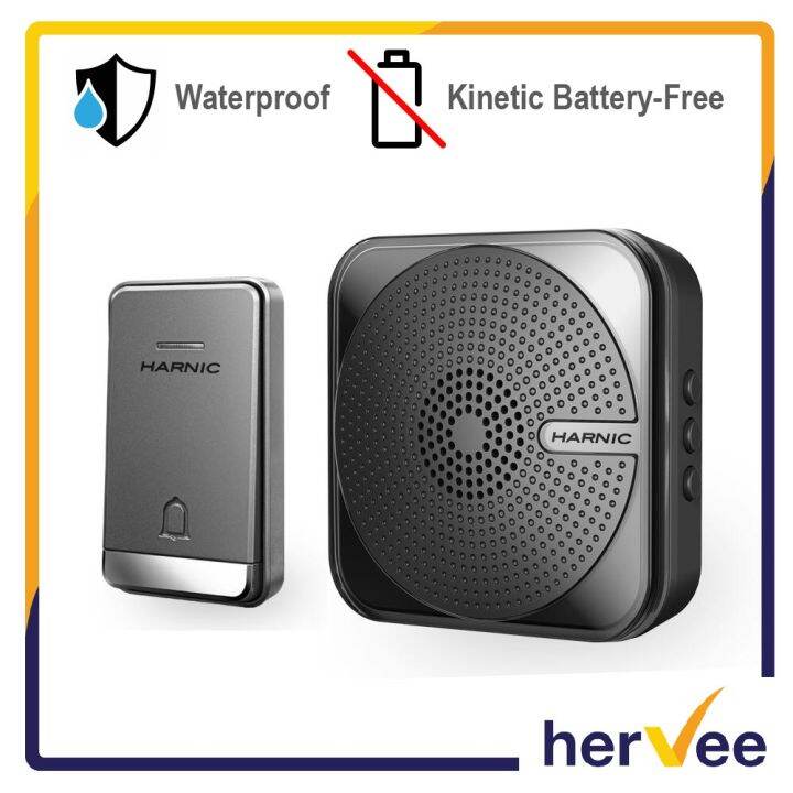 Harnic Wireless DoorBell Kinetic System Waterproof Remote | Lazada PH