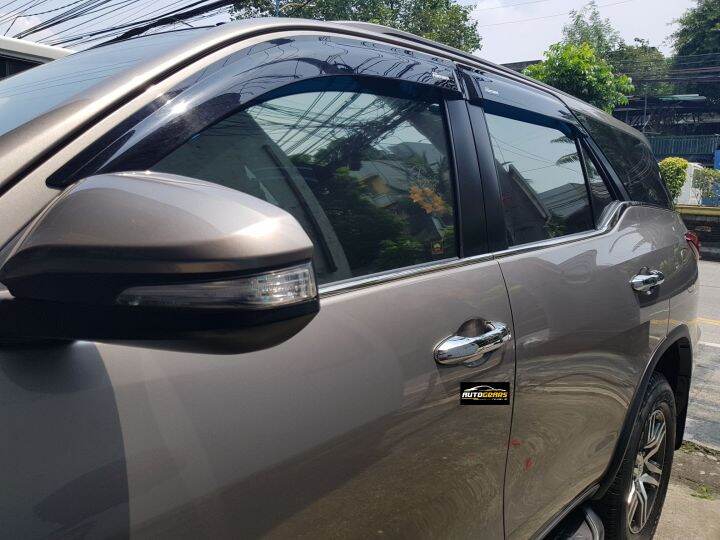 Toyota Fortuner (2016 - 2023) Lower Window Trim Chrome | Lazada PH