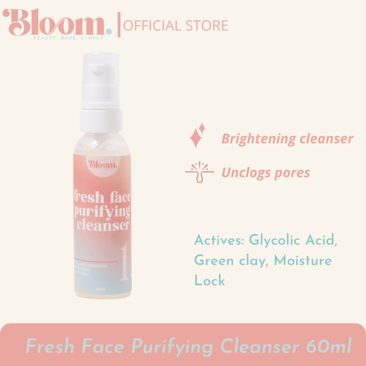 BLOOM BEAUTY FRESH FACE PURIFYING Cleanser 60ml | Lazada PH