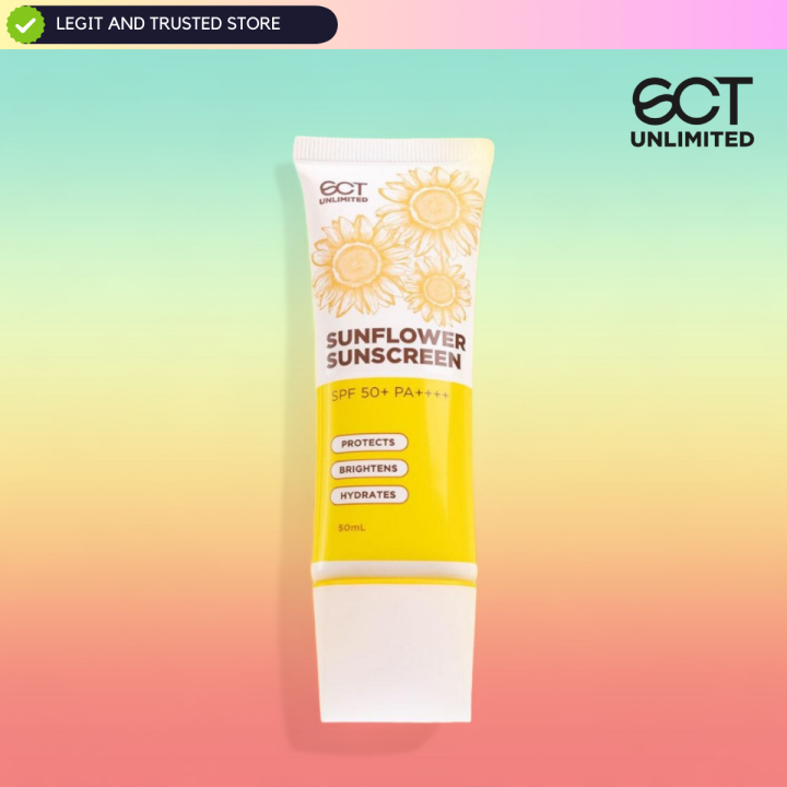 SCT Unlimited Sunflower Sunscreen SPF50+ PA++++ 50ml | Lazada PH