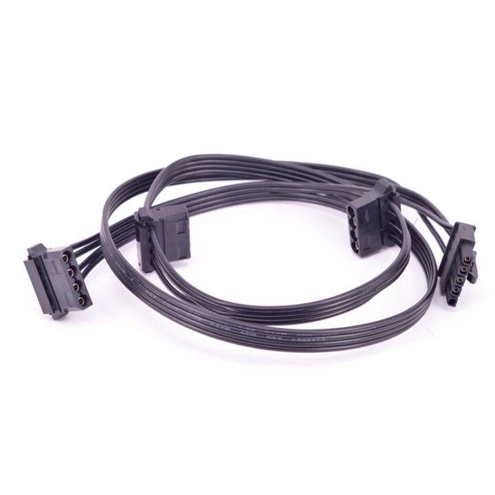 5Pin 1 to 3 Peripheral 4 Pin Molex IDE 5P PSU Power Supply Cable for ...