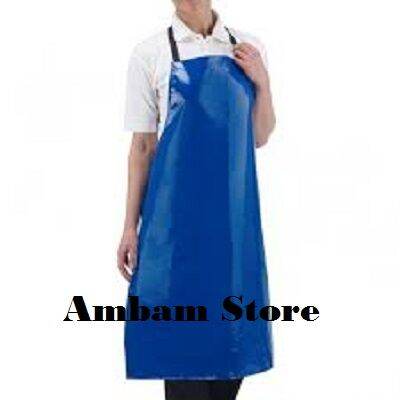 Apron Celemek PVC Leather syintetis anti air / Apron PVC Tahan Air ...