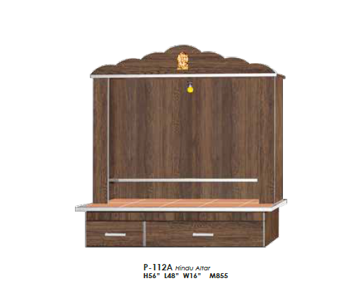 Ready-Fixed Birla Mandir Altar Indian Prayers Cabinet / Hindu Prayer ...