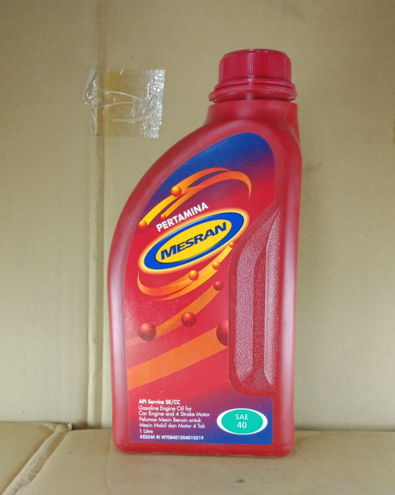 Oli Pertamina Mesran SAE 40 1 Liter | Lazada Indonesia