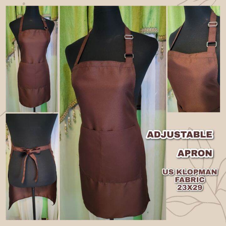 ADJUSTABLE APRON WITH BUCKLE (QUALITY THICK FABRIC) | Lazada PH