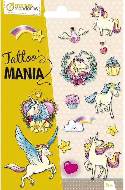 AVM Tattoo Mania Unicorn/Magic | Lazada