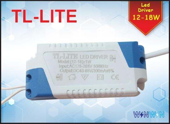 LED Driver 12-18W For LED Ceiling Downlight AC176-265V Transformer ...