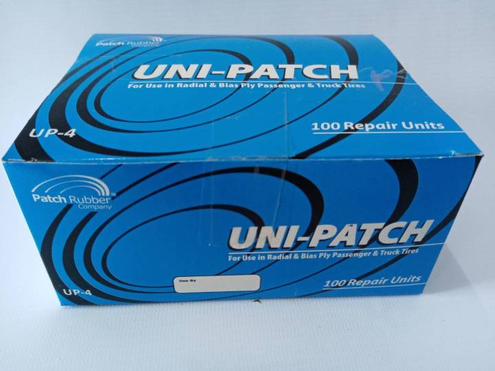 แผ่นปะยางรถยนต์ แผ่นปะยางรถเก๋ง แผ่นปะยางรถกระบะ UNI-PATCH UP4 ขนาด ...