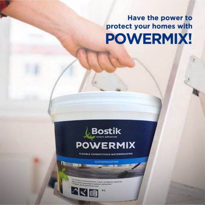 BOSTIK by Qoncept Powermix Flexible Cementitious Waterproofing | Lazada PH
