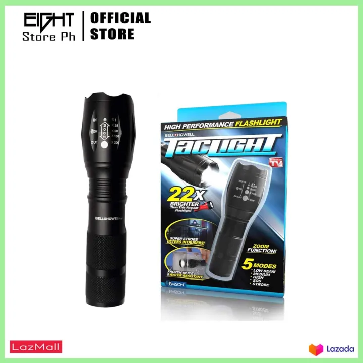 New Taclight High Powered Tactical Flashlight 40X Brighter Military ...