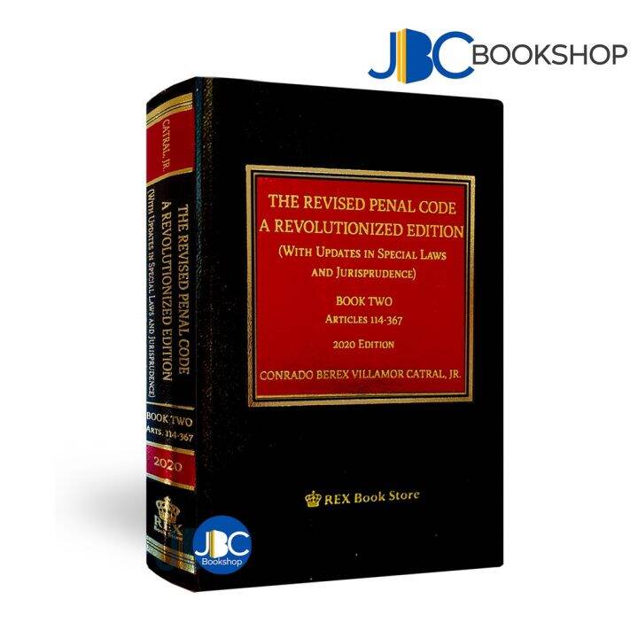 The Revised Penal Code A Revolutionized Edition Book 2 2020 Cb By