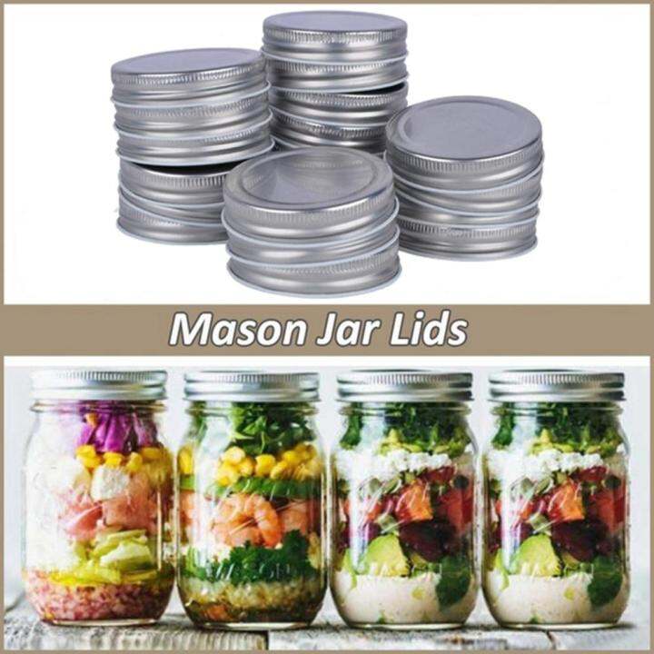 WEYAN 70/86mm Leak Proof Anti Rust Glass Bottle Mason Jar Lids Canning ...