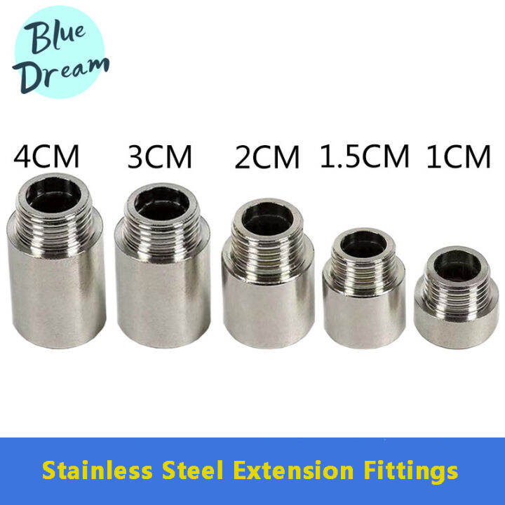 1/2 Male DN15 Male To Female Thread Tube Connector Stainless Steel Pipe ...