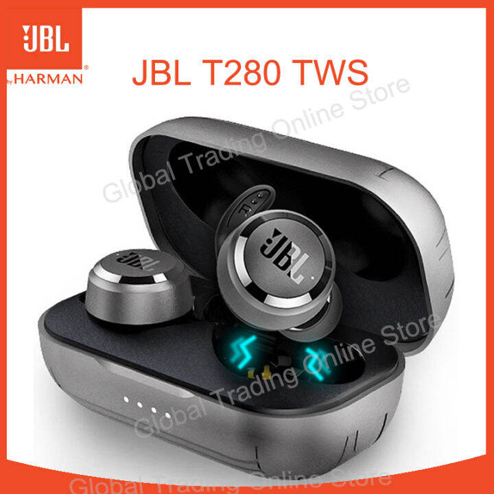 JBL TUNE T280 TWS Wireless Earphone T280TWS Sports Earbuds Deep Bass Waterproof Headset ...