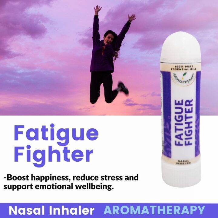 Fatigue Fighter (Energy Booster) - Aromatherapy Inhaler / 100% Pure and Quality Essential Oil ...