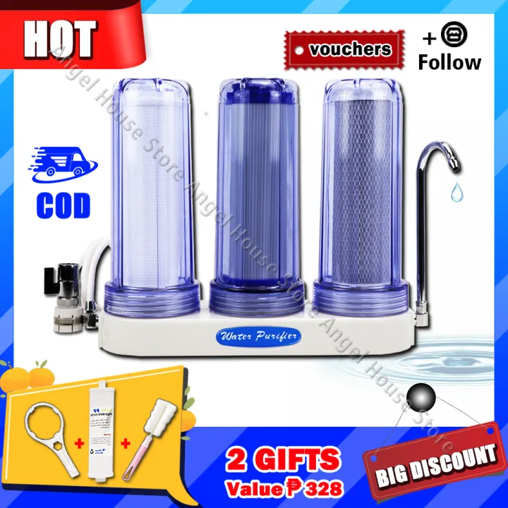 Authentic 3 Stages water filter for faucet Complete Set | Lazada PH