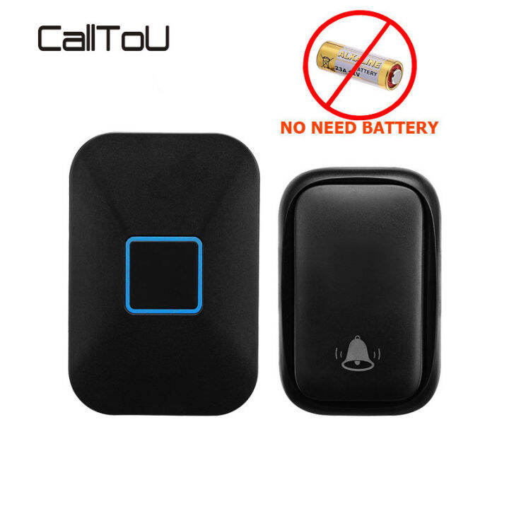 CallTou Self-powered Doorbell Wireless Waterproof No Need Battery 150M ...