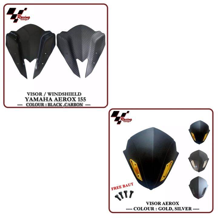 VISOR YAMAHA AEROX OLD & NEW 155 WINDSHIELD WIND SHIELD | Lazada Indonesia