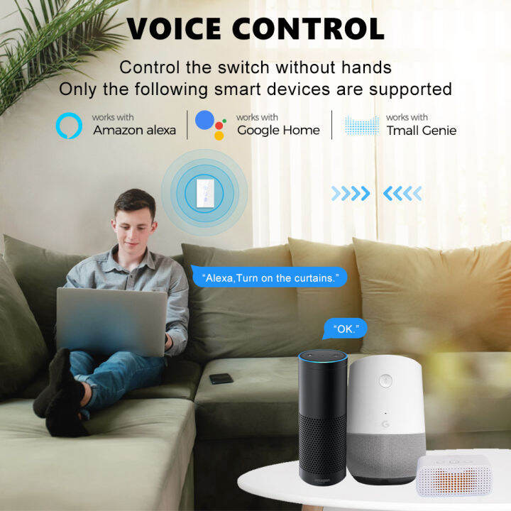 Smart Home WiFi Touch Window Roller Shutter Switch Blinds Europe And ...