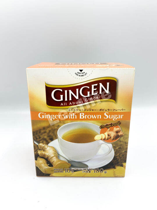 Gingen Ginger with Brown Sugar 10 Sachets 180 g | Lazada PH