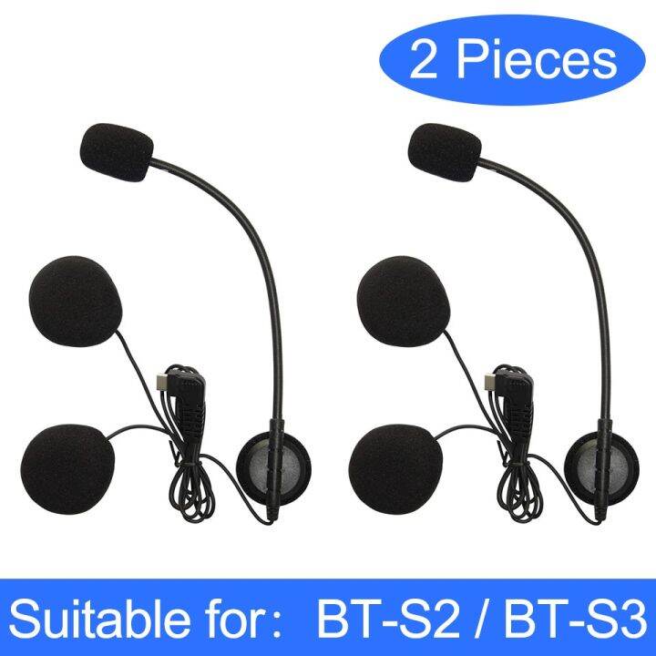 BETOWEY BT-S2 S3 Helmet Intercom Headset Earphone Type-C Inter ...
