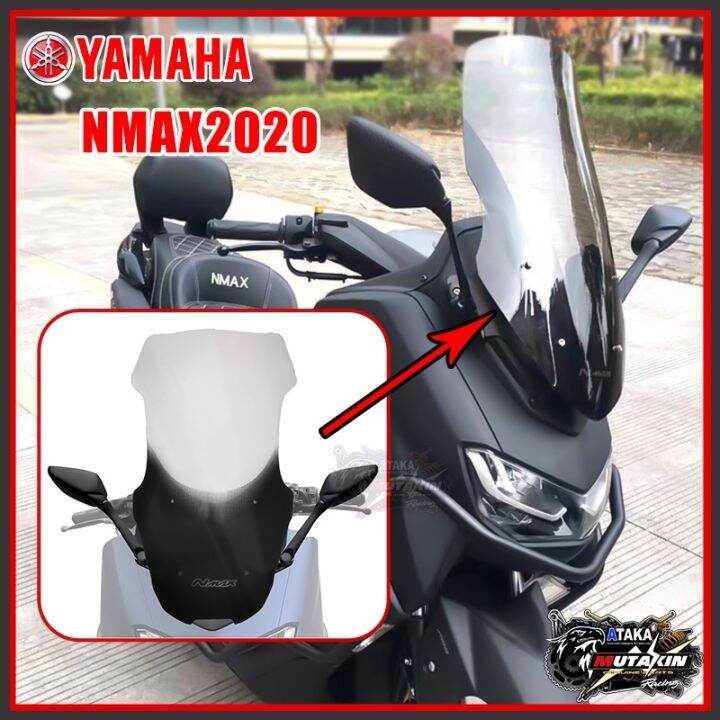 YAMAHA Nmax 155 2020 V2 NMAX155 Windshield Visor Long Type With Bolt ...