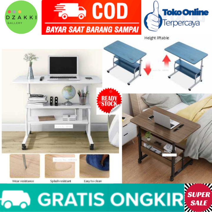 Meja Laptop Adjustable Portable Movable Laptop Desk / Meja laptop ...