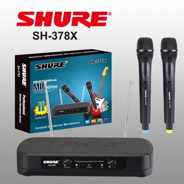SHURE. SH—378x. WIRELESS. MIC | Lazada PH