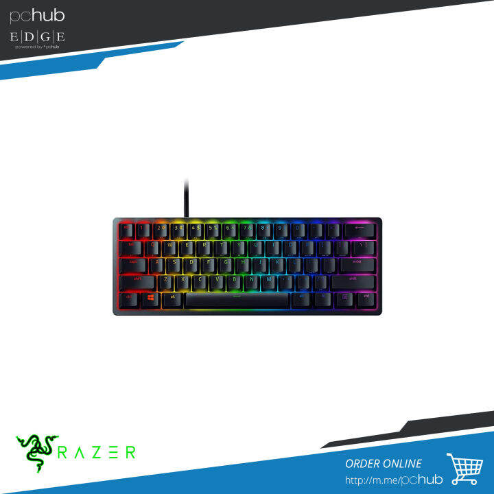 Razer Huntsman Mini TKL60, mkb mech keyboard, red linear optical switch ...