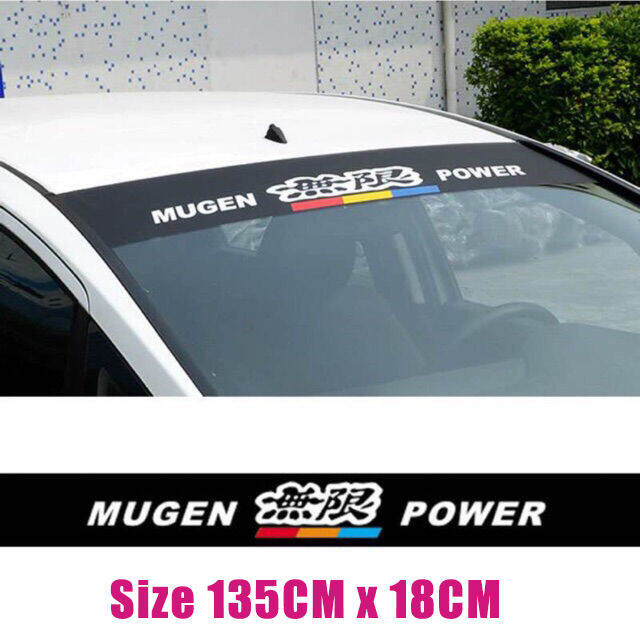 Windshield Sticker Mugen Power Car Honda MUGEN windshield Decal with ...
