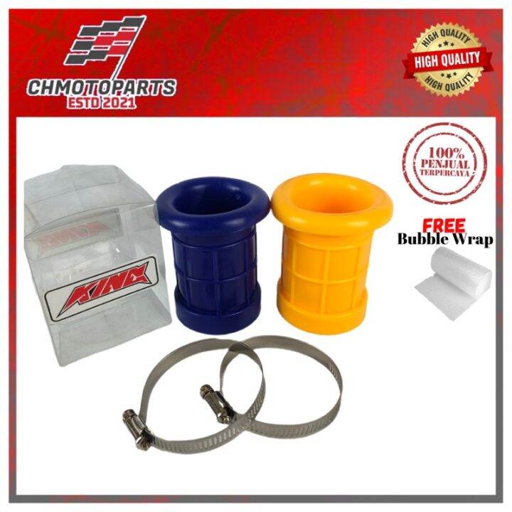 Throttle Body Air Hose Velocity Universal Rubber Trumpet King Drag ...