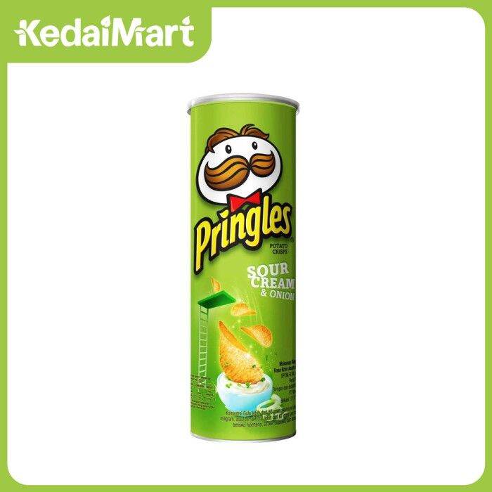 Pringles Potato Chips Sour Cream & Onion 107 Gram | Lazada Indonesia
