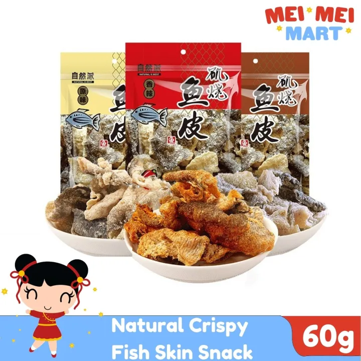 Natural Crispy Fish Skin Snack 60g | Lazada PH
