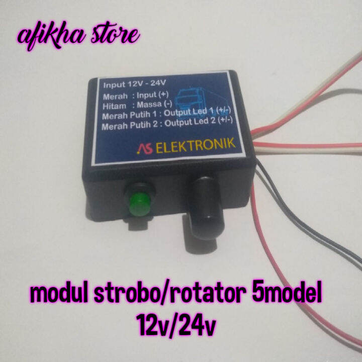 modul strobo/rotator 5model 12/24v.modol strobo5 model/modul strobo ...