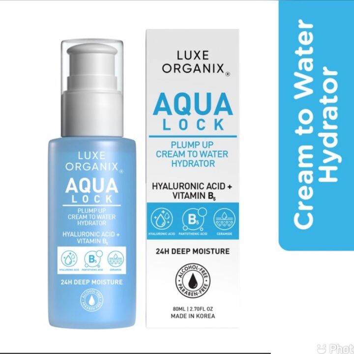 LUXE ORGANIX Aqua Lock Cream Water Hydrator | Lazada PH