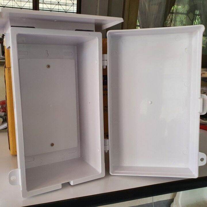 ตู้กันน้ำพลาสติก ตู้ฝาเปิดปิด นาโน NANO-101 กันฝน (IP44) No. 101W-NNP ...