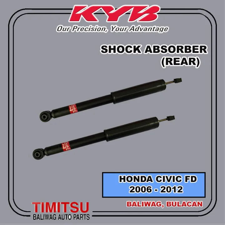 SHOCK ABSORBER REAR SET HONDA CIVIC FD 1.8 2.0 2006-2012 PN: 343479 KYB ...