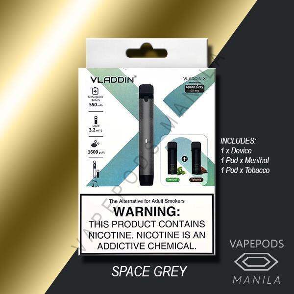Vladdin X Vape Device Starter Kit - 2 Pods included- PROMO 2 x FREE ...
