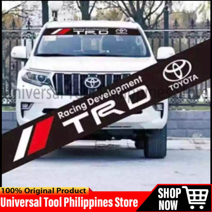 TRD TOYOTA windshield sticker A-3 | Lazada PH