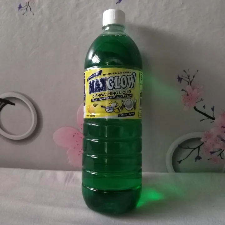 MAXGLOW Dishwashing Liquid Soap | Lemon Scents | Anti-Bac | 1000ML ...