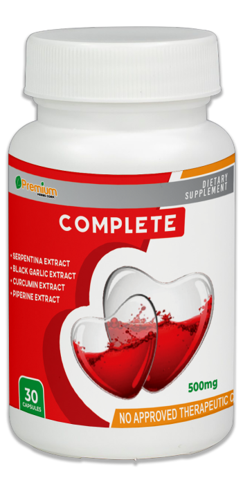 Complete Supplement (30 Capsules) with Serpentina Black Garlic Curcumin ...